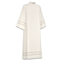 Coat Style Alb #100 in Greco with Embroidered Bands