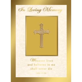 In Loving Memory Mass Card #MO721